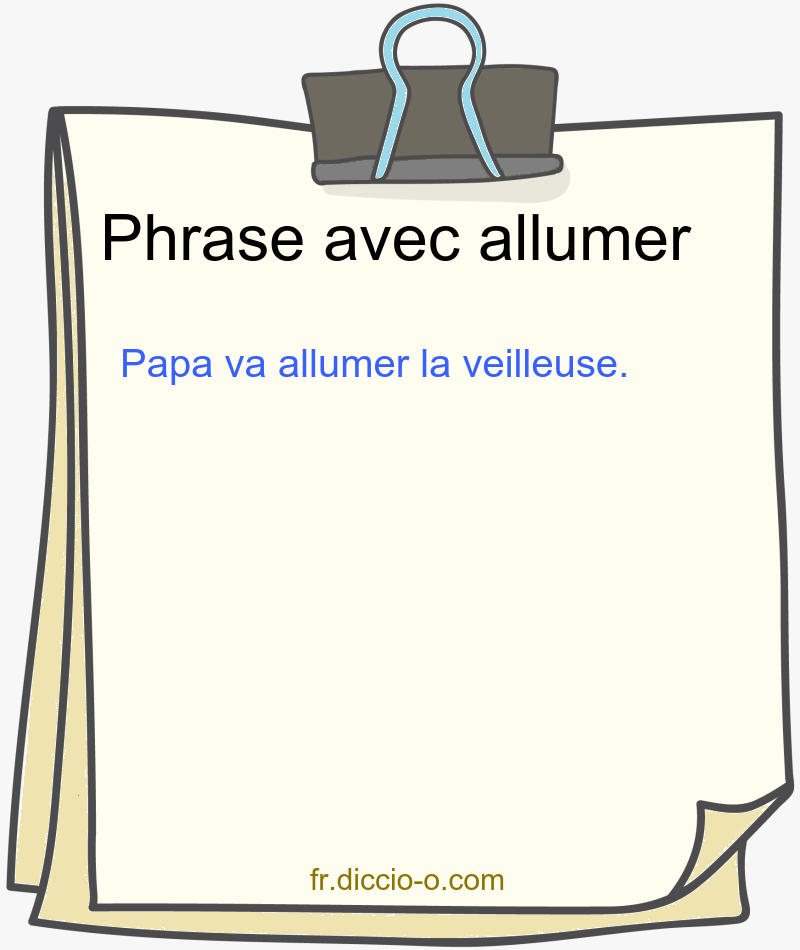 25 phrases avec « allumer » — exemples d’usage